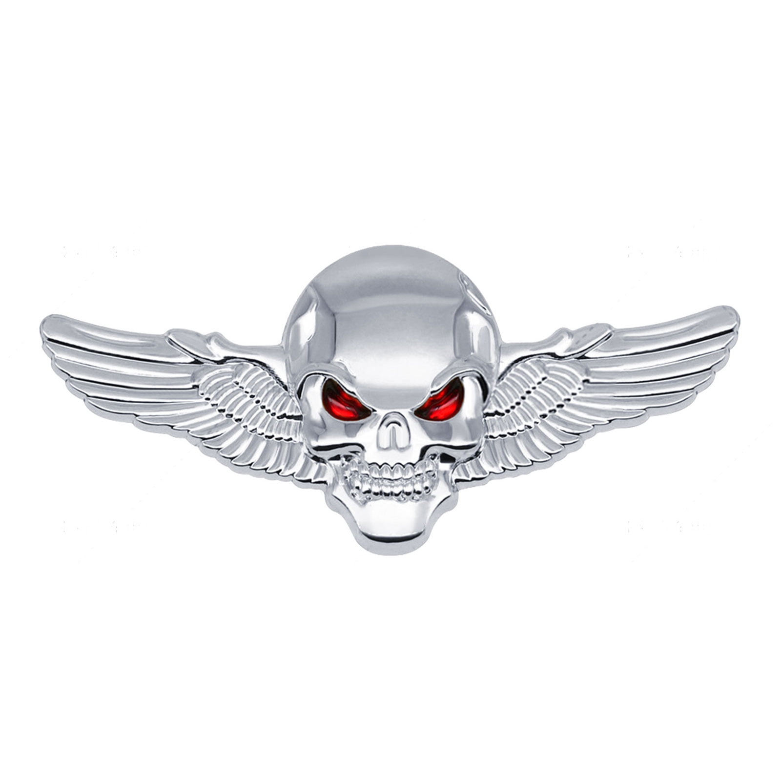 Skeleton Skull Emblems Badge Metal Decals Stickers Decoration for Car ...
