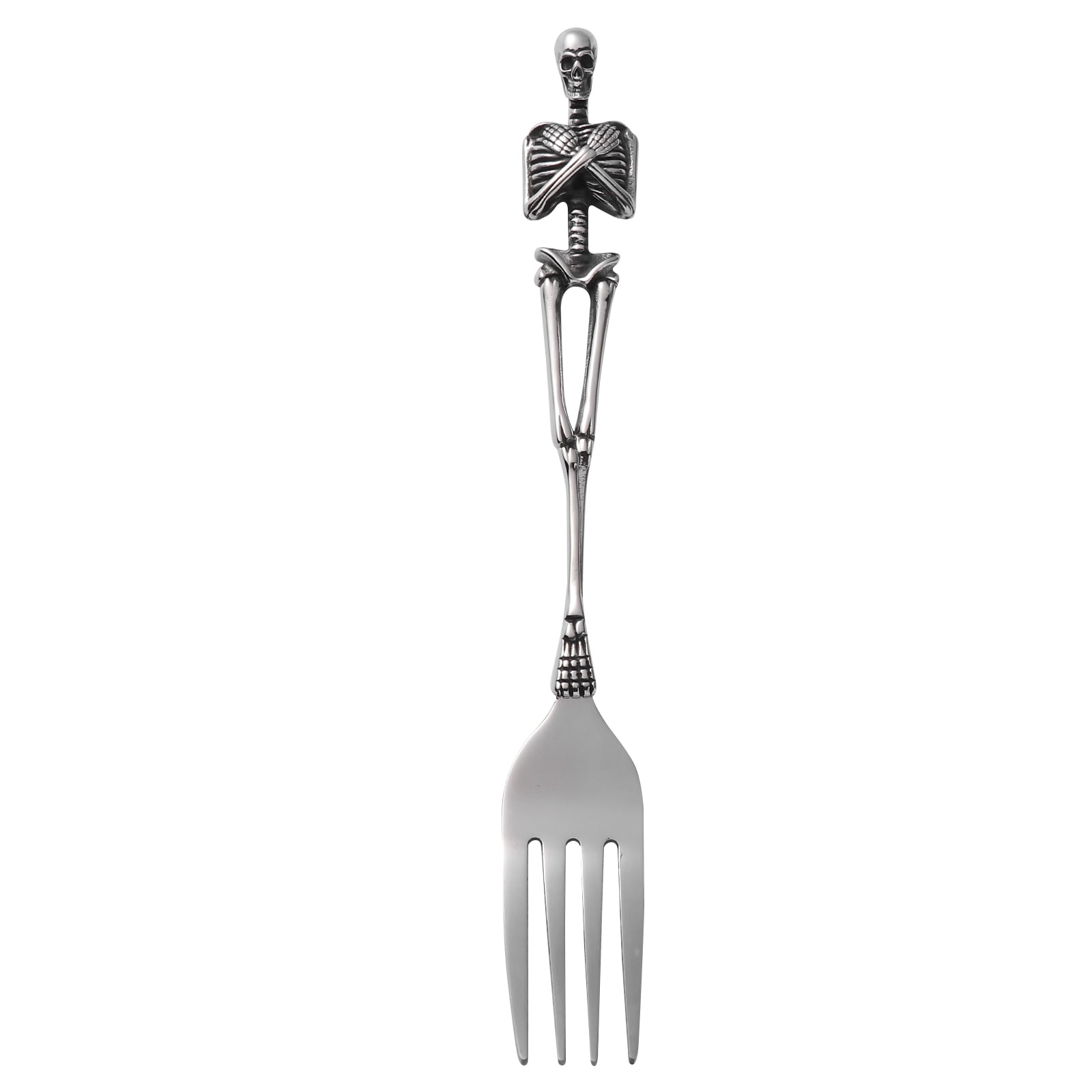 Skeleton Skull Fork Flatware Tableware Design Modern Look Halloween ...