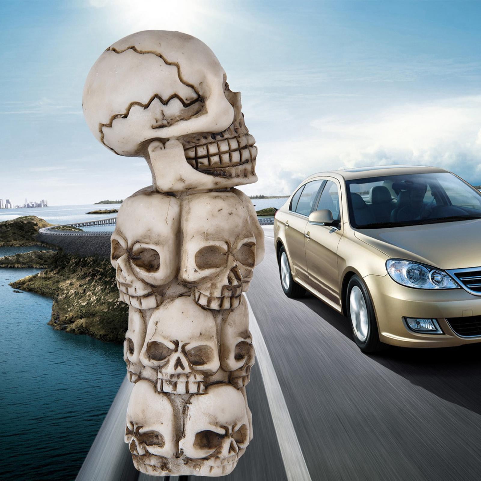 Skeleton Skull Head Many Faces Car Manual Gear Shift Knob Stick Lever ...