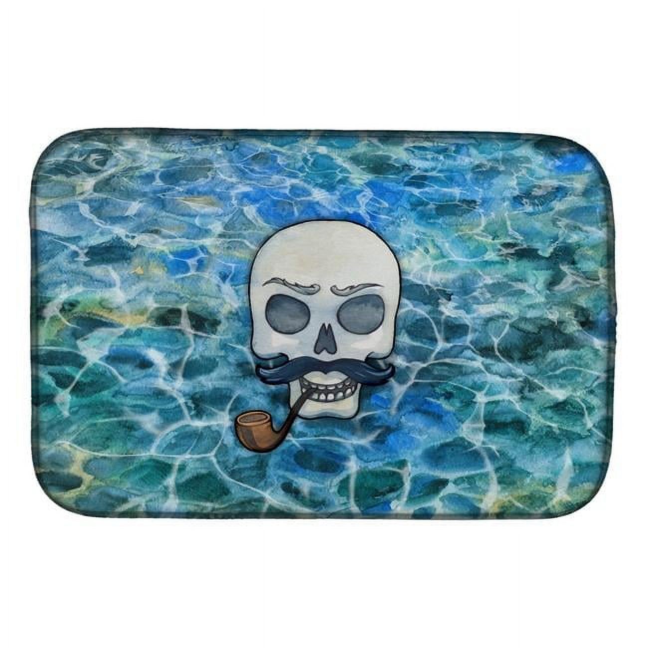 Skeleton Skull Pirate Dish Drying Mat - Walmart.com