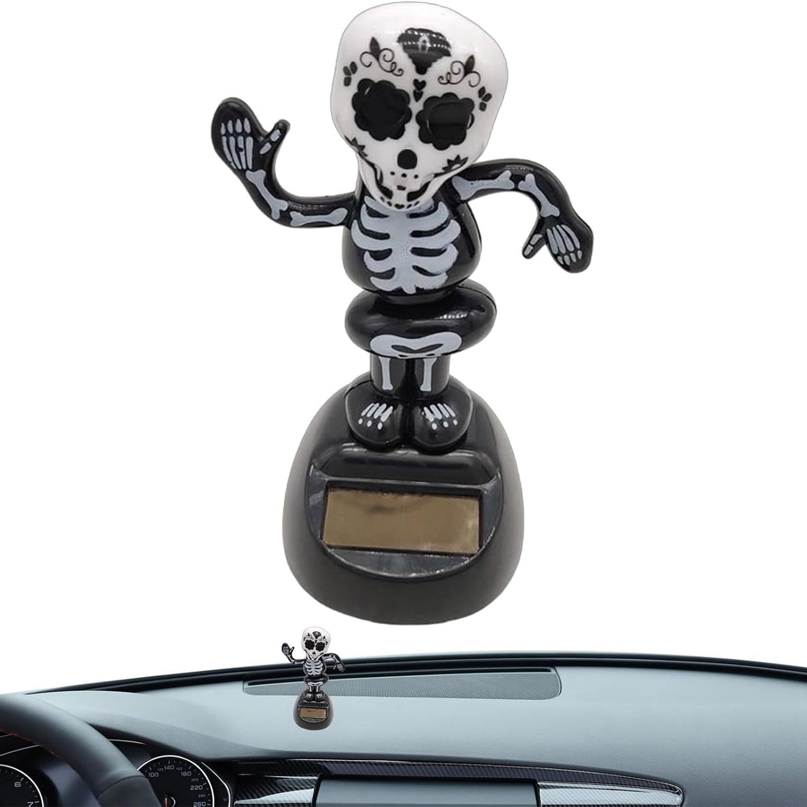 - Skeleton - Solar Intelligent Charging - Dancing Skeleton - Car Decoration/Desktop Decor, Room ...