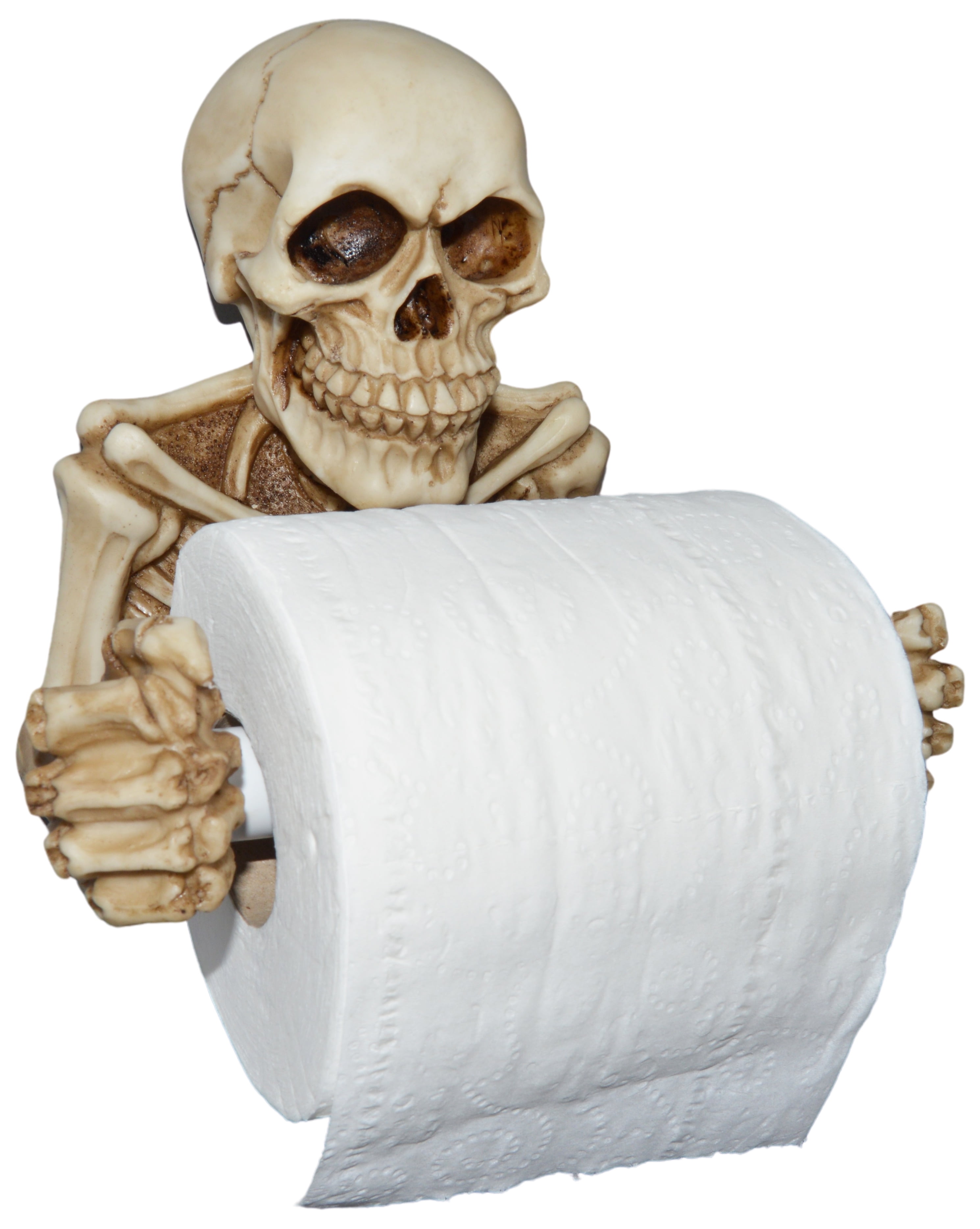 Skeleton Toilet Paper Holder with Keyhole Slot for Mounting on Wall ...