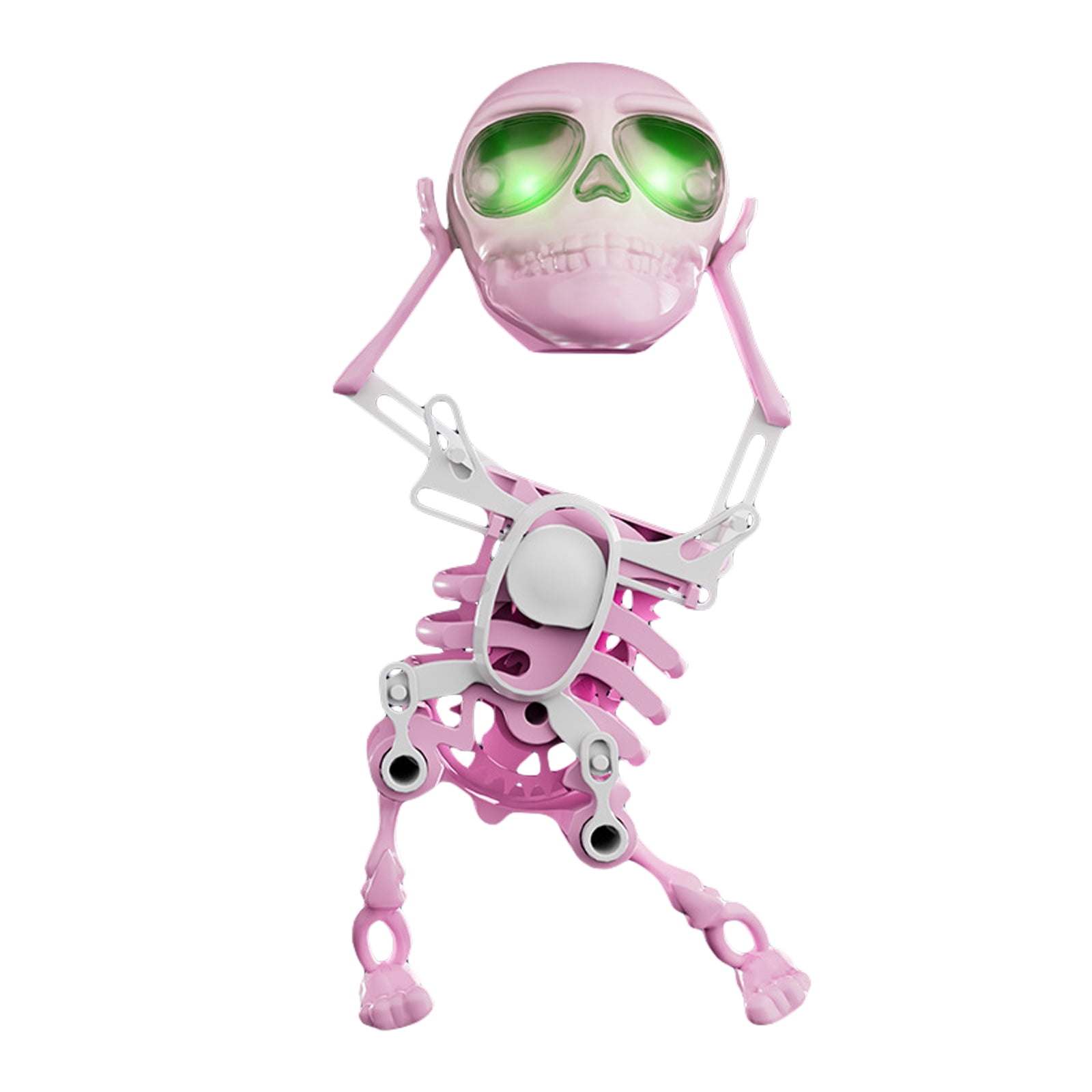Skeleton Toy, Dancing Wind-up Toy Desktop Ornament with Light Music ...