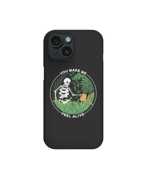 Skeleton Watering Plants You Make Me Feel Alive Phone Case for iPhone ...
