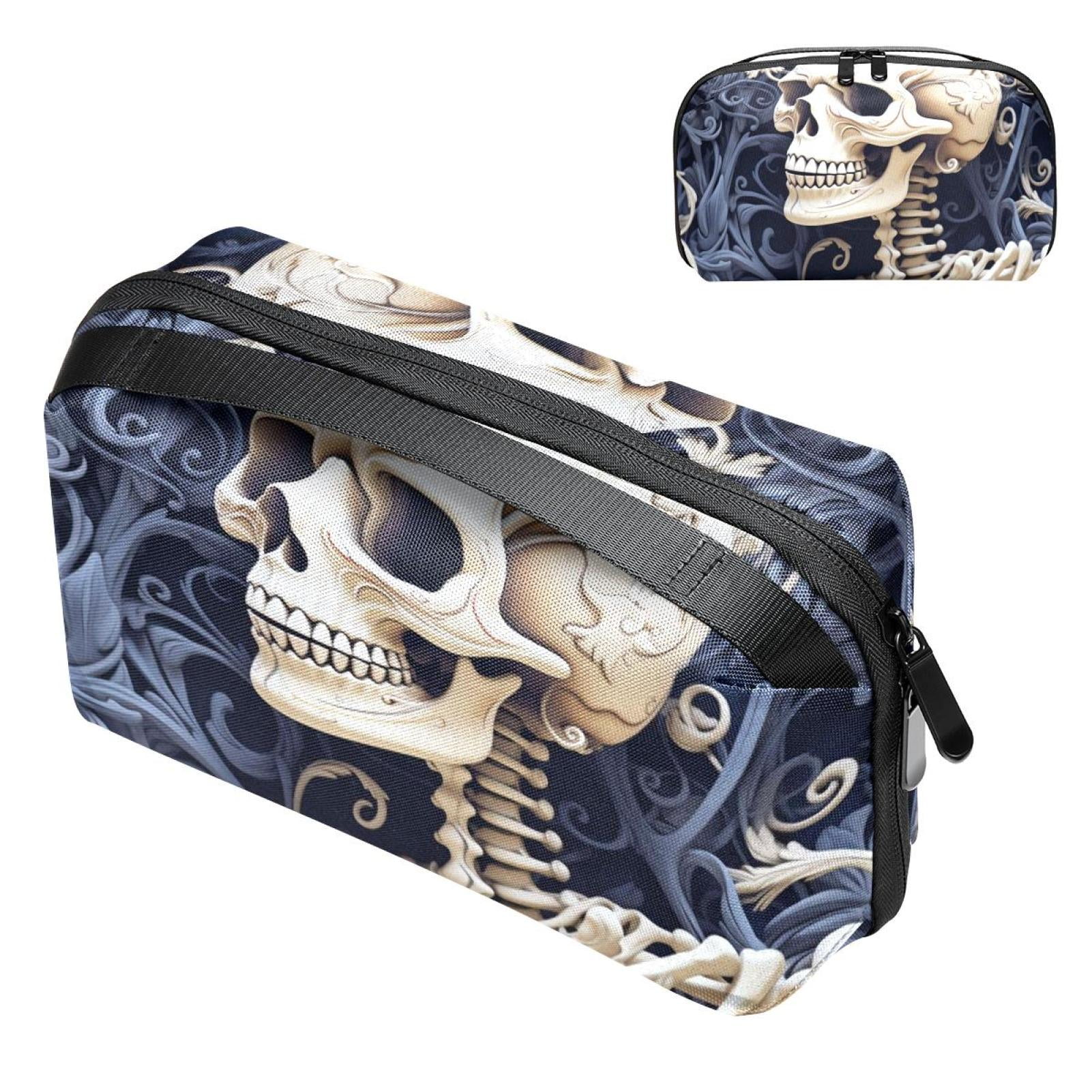 Skeleton Waterproof Oxford Cloth PC Case Travel Organizer Charge Cord ...