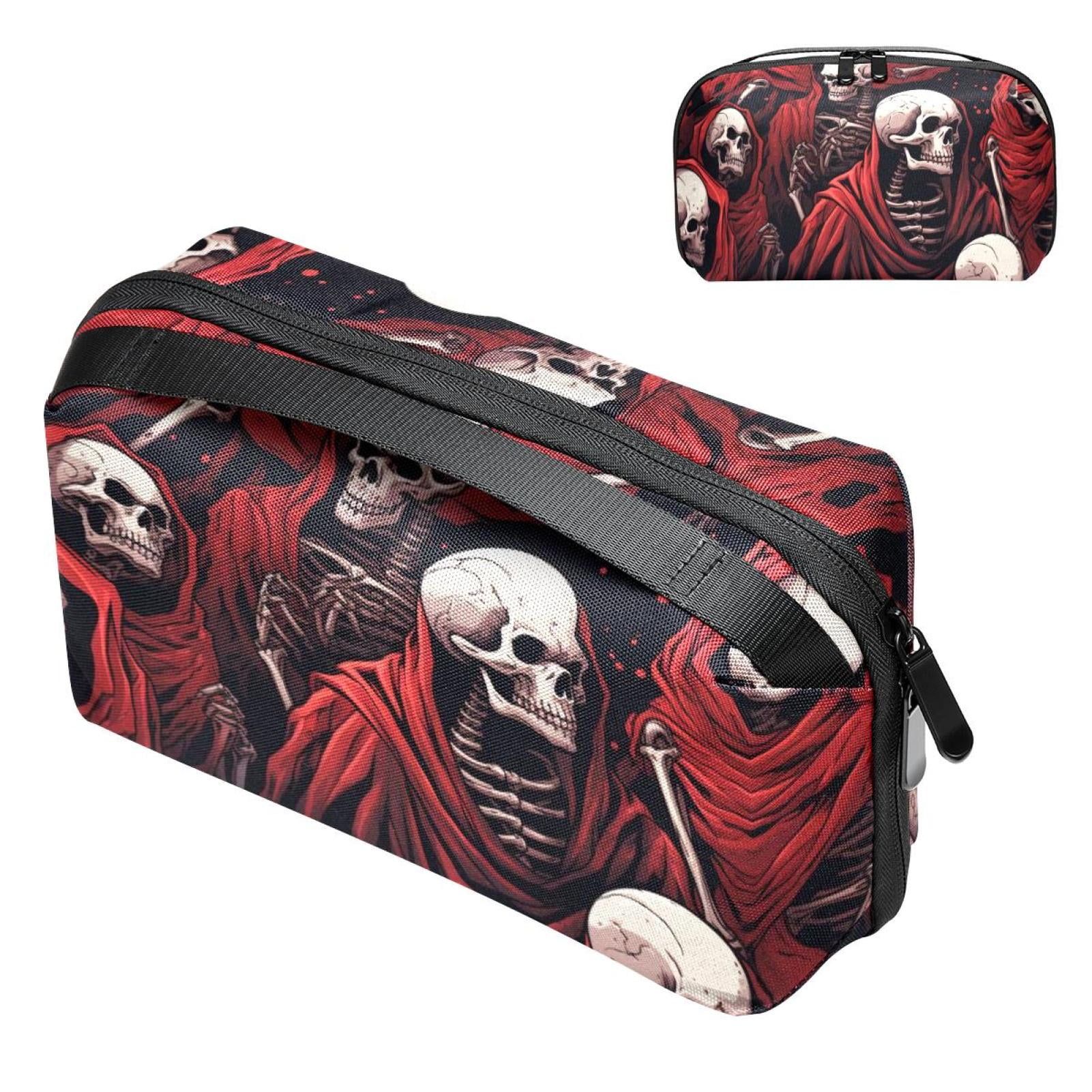 Skeleton Waterproof Oxford Cloth PC Case Travel Organizer Charge Cord ...