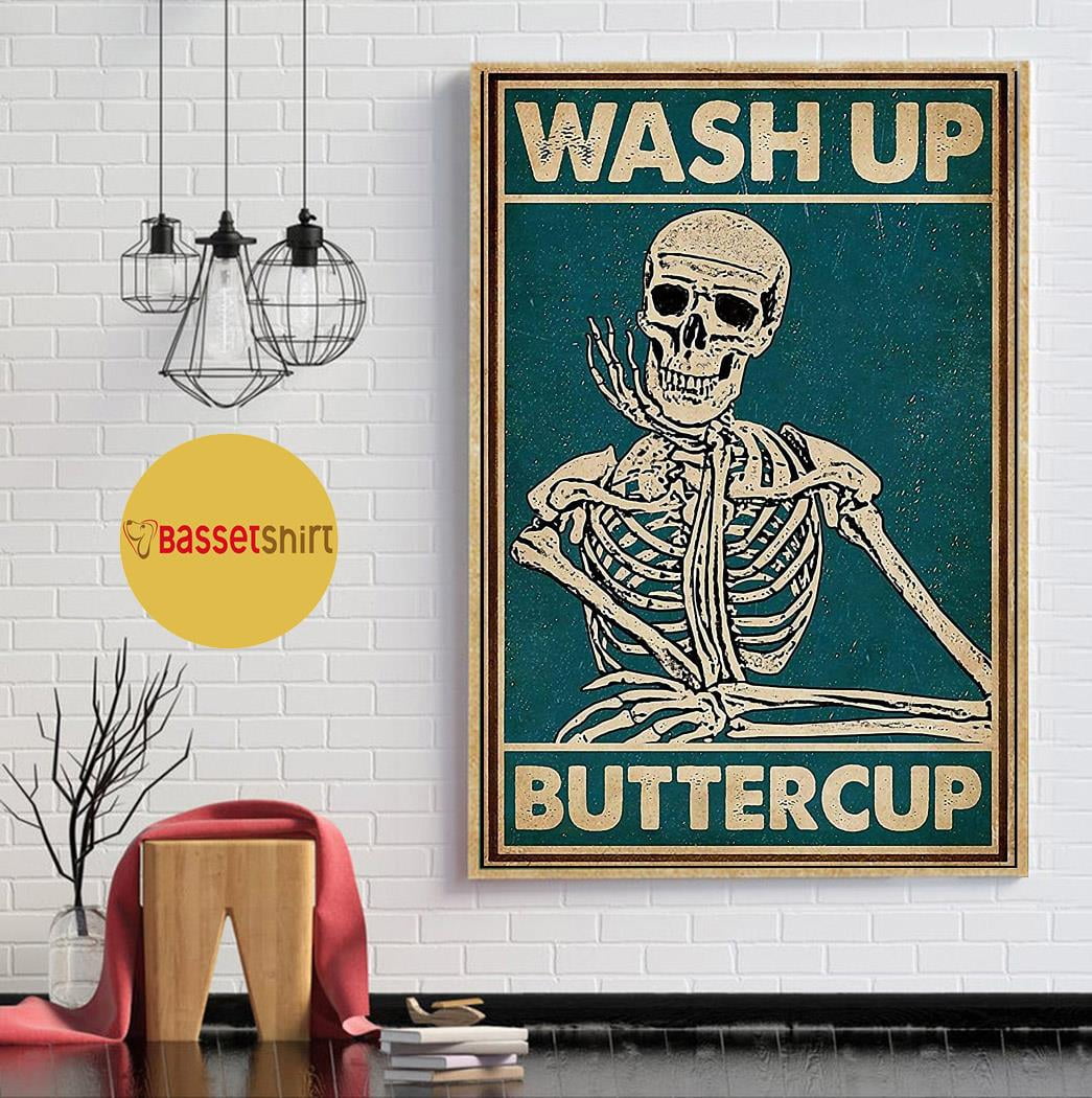 Skeleton wash up buttercup poster 11 x 17 Inch Poster - Walmart.com