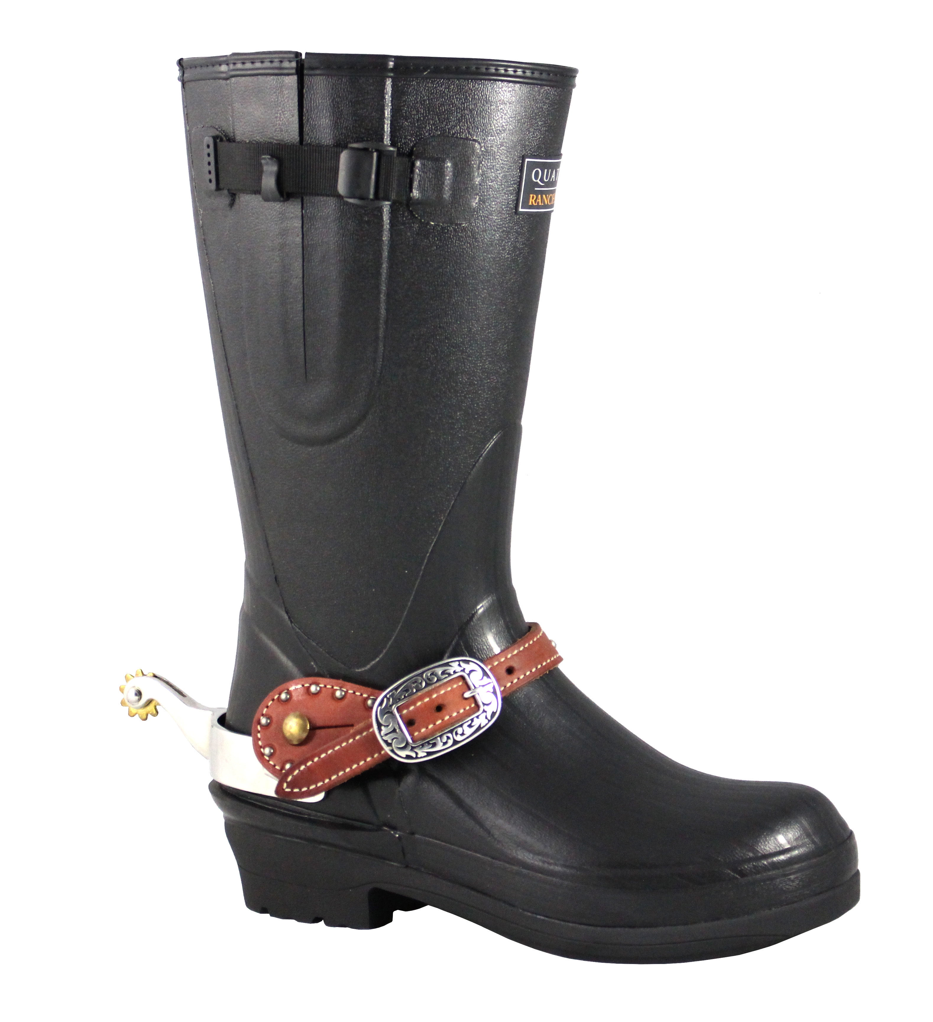 Skellerup Quatro Ranchero Chore 16" Boots Black in size 7 - Walmart.com