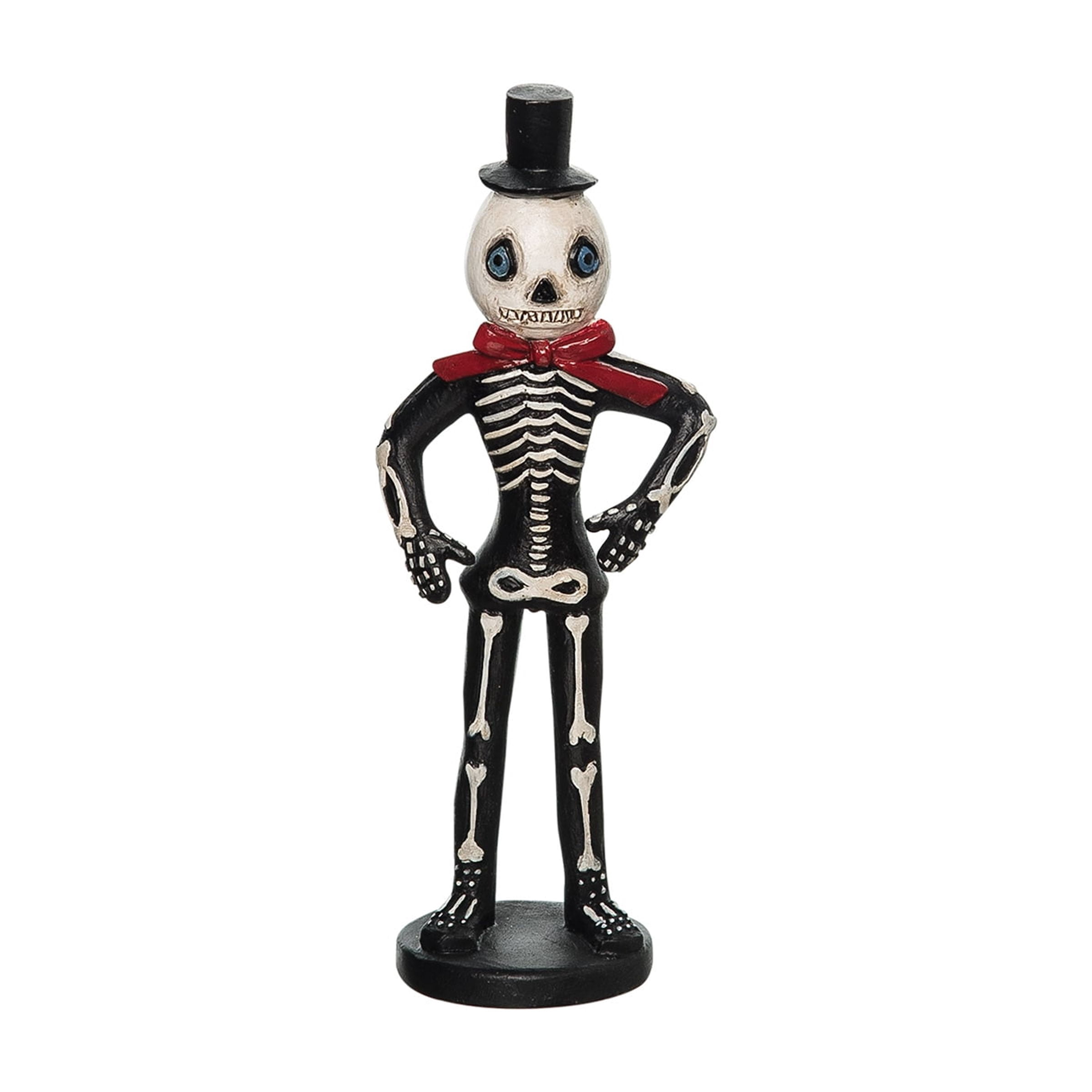 Skelly Skeleton Halloween Folk Art Doll Figurine Joe Spencer Gathered ...