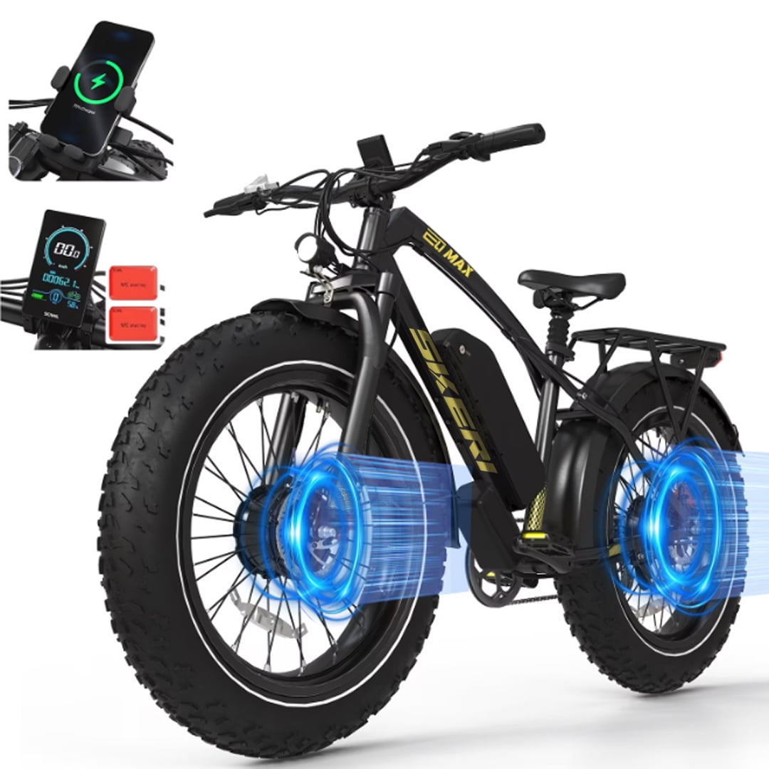 Skeri Electric Scooter for Adults 26", 1000W (2000W Peak) E-Mountain ...