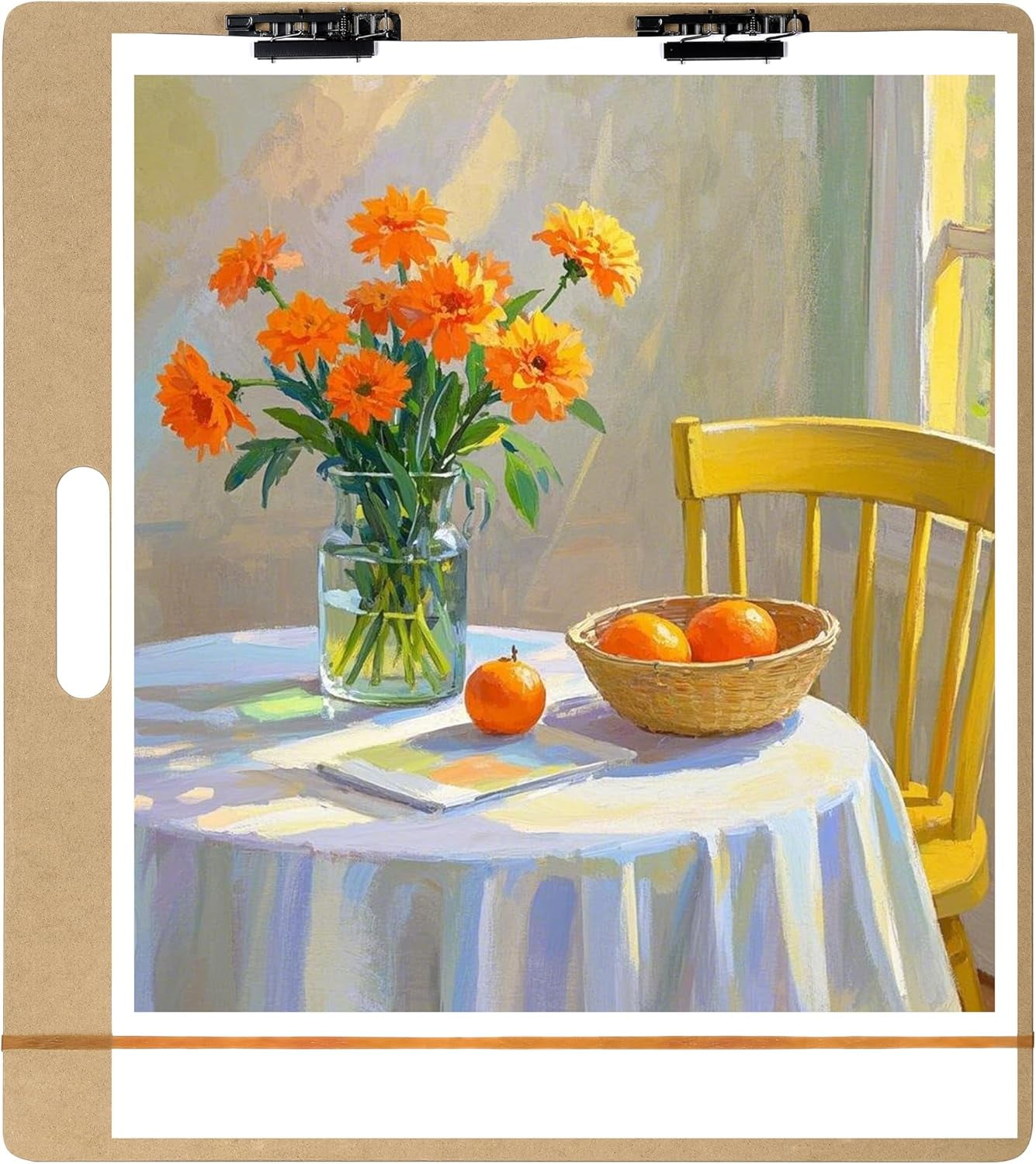 Sketch Board with Handle - Portable Clipboard for Painting and Drawing ...