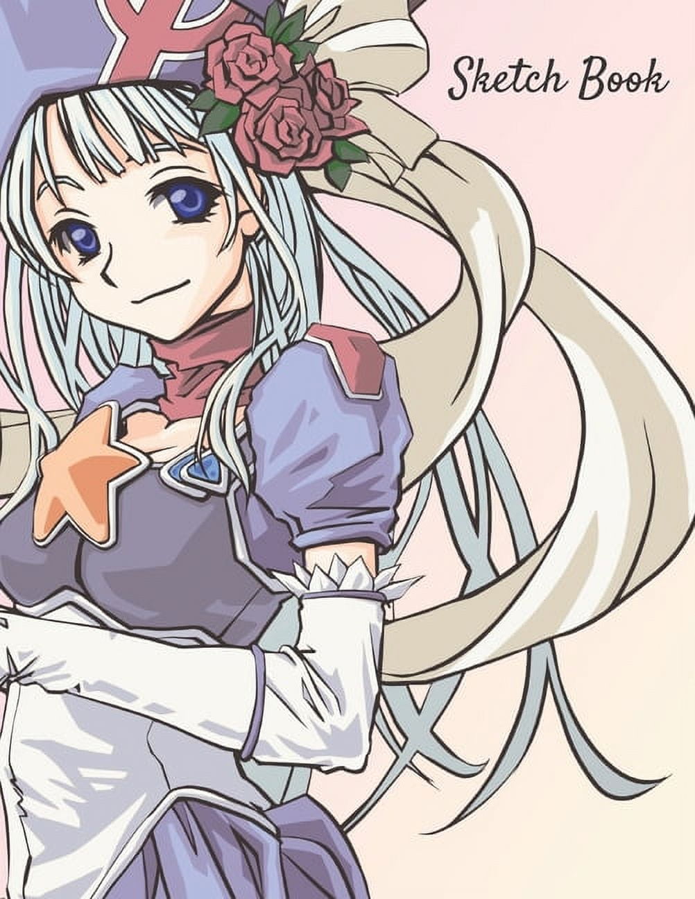 Sketch Book : Anime Girl Notebook for Drawing, Writing, Painting ...