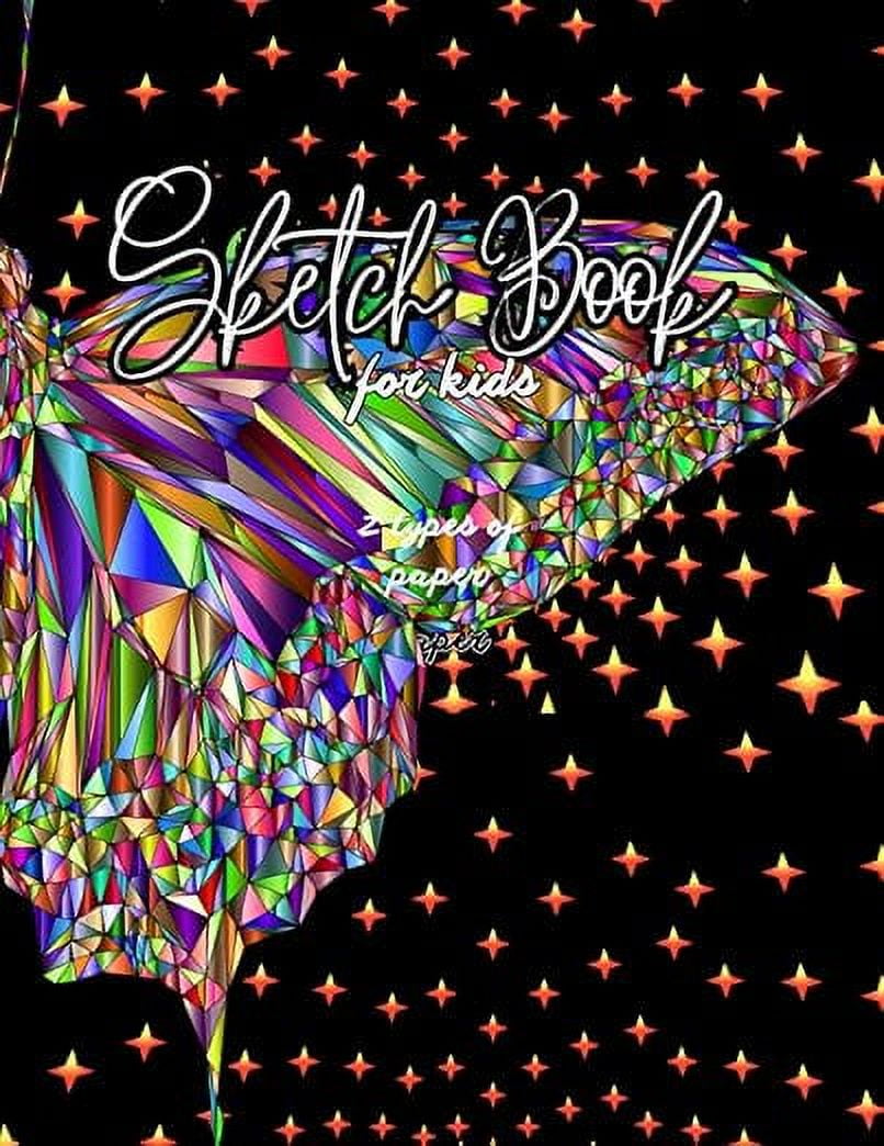 Sketch Book For Kids: A4 size drawing notebook 100 pages of blank white ...