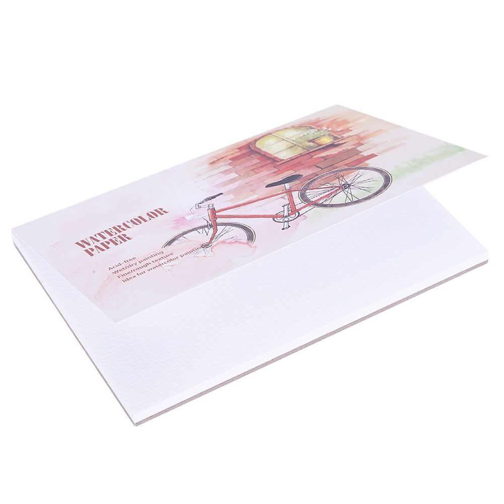 Sketch Book, Watercolor Paper Pad, Dry And Wet Painting Soluble Colored ...