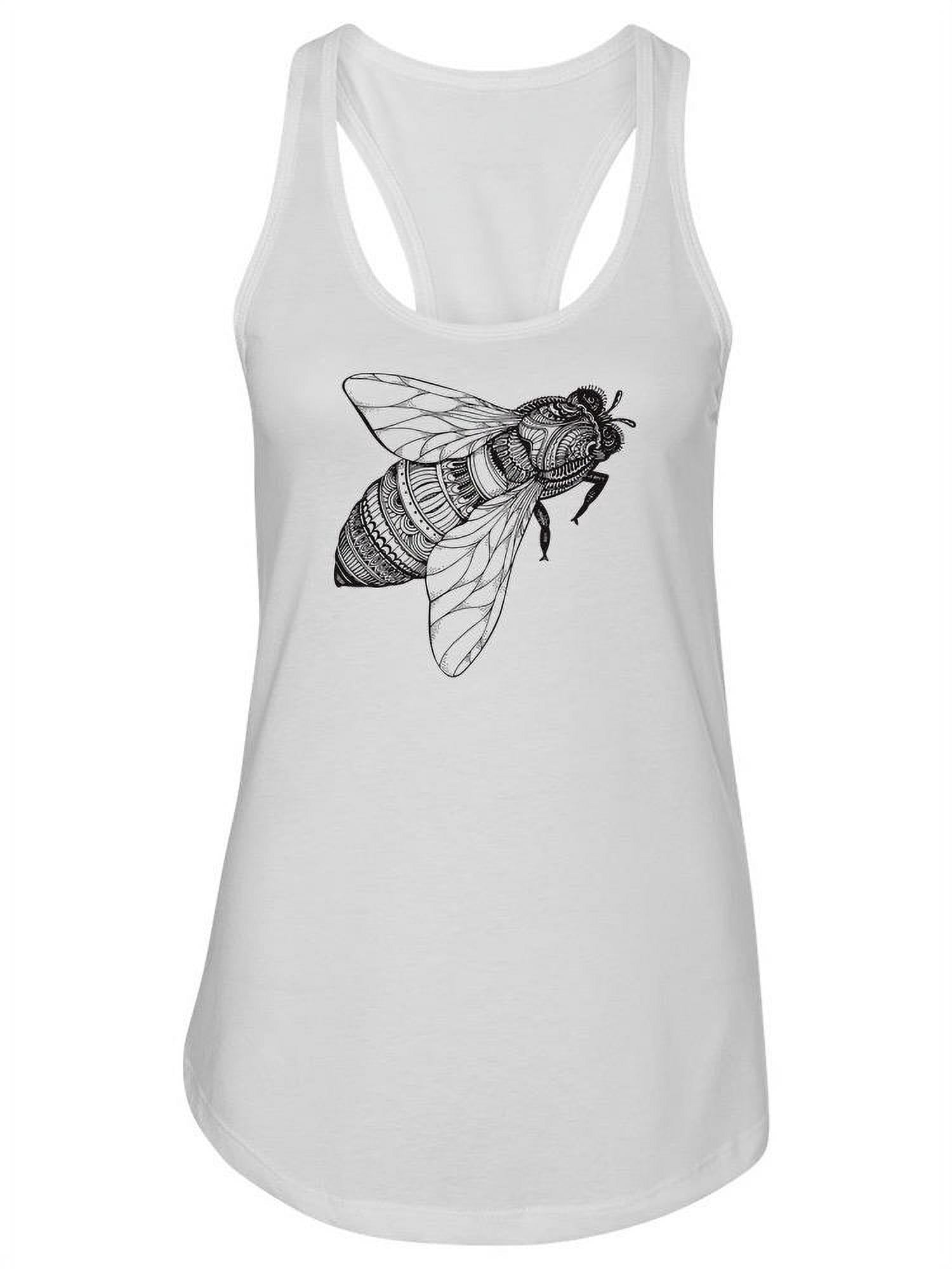 Sketch Of A Honey Bee Tank Women -Image by Shutterstock, Female Medium ...