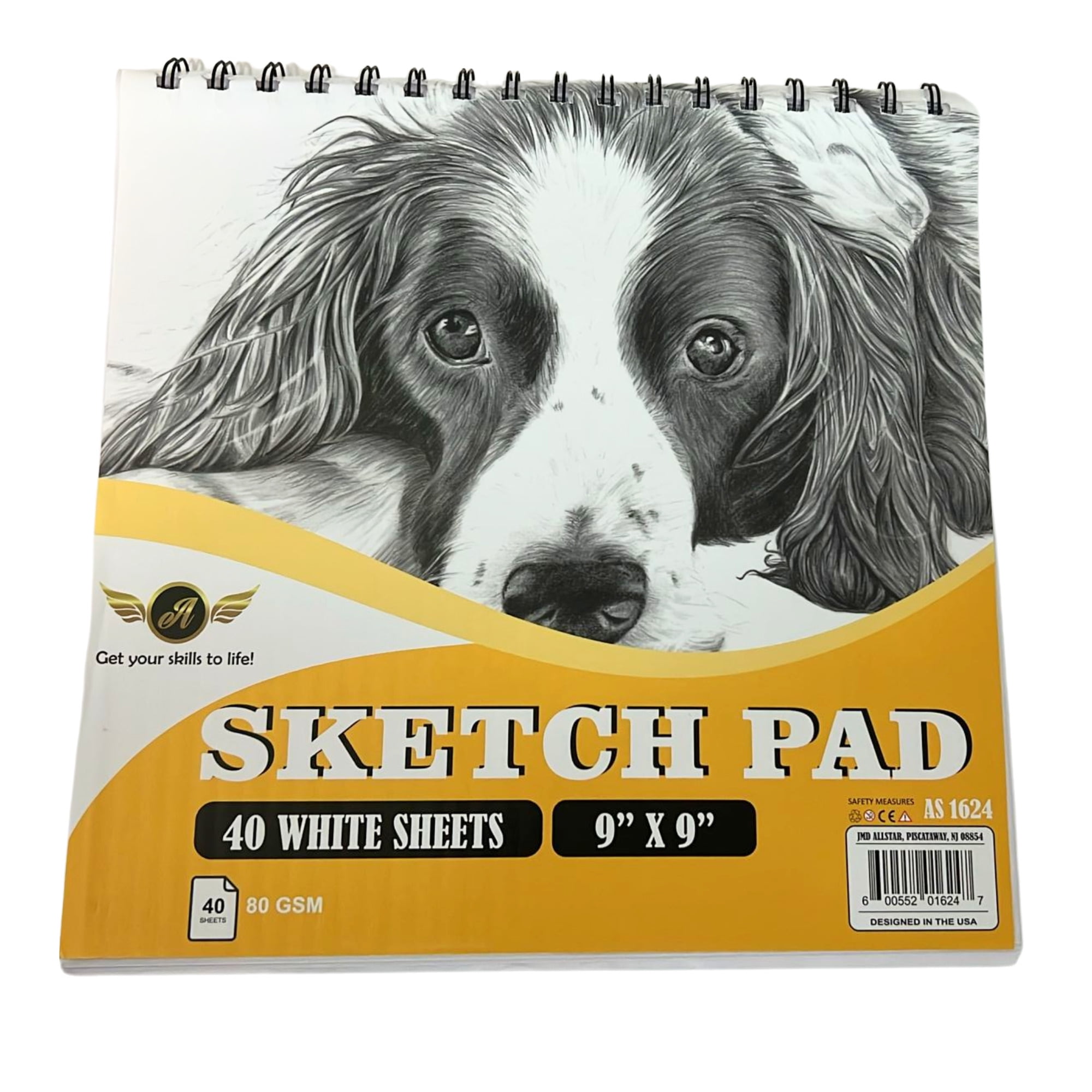 Sketch Pad 9 x 9 Inches | 40 White Sheets for Drawing Sketching: 1CT ...