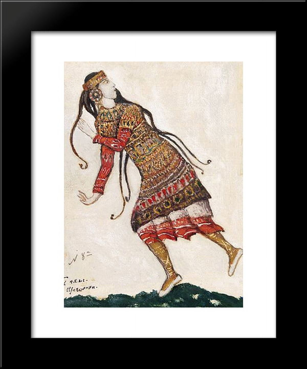 Sketch of costumes for The Rite of Spring 20x24 Framed Art Print by ...