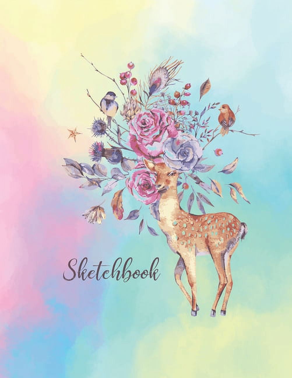 Sketchbook: Activity Sketch Book Watercolor Abstract Painting ...