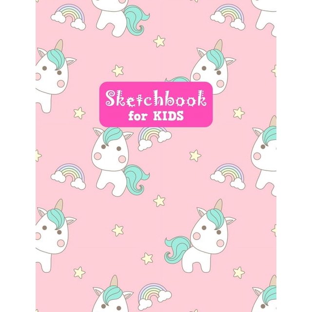 Sketchbook for Kids : Unicorn Large Sketch Book for Drawing, Writing ...
