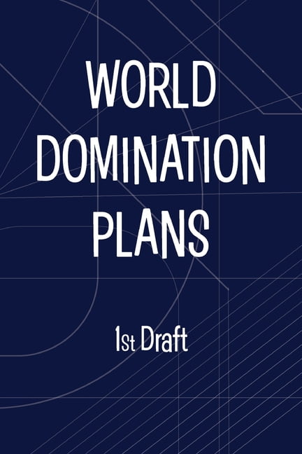 Sketchbook World Domination Plans : Blank Drawing Sketchbook (Paperback ...