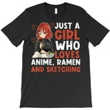 Sketching Anime Ramen Lover Girls Women Otaku Manga Anime Themed H901 ...