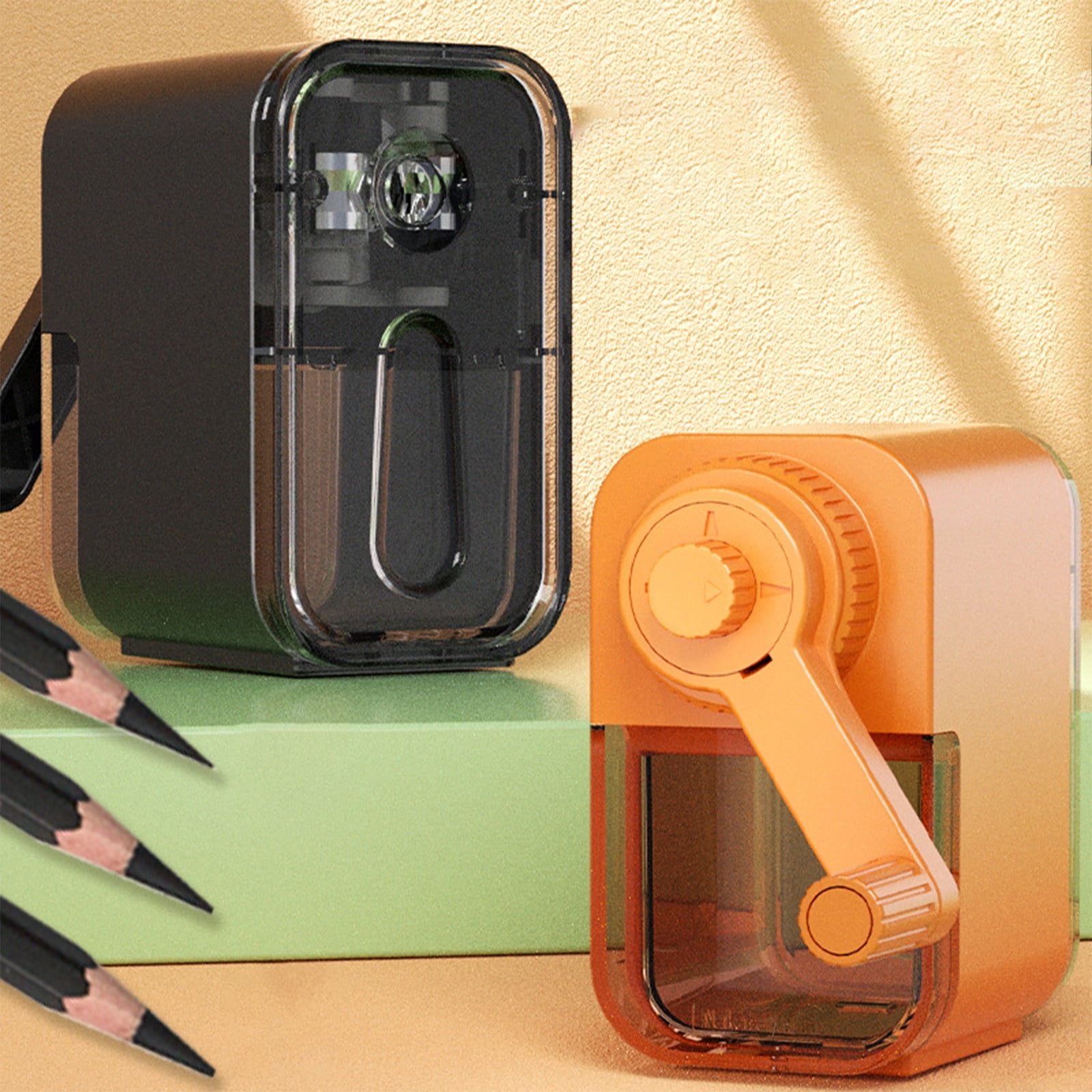 Sketching Pencil Sharpener with Helical Blade - Manual Adjustable Tip ...