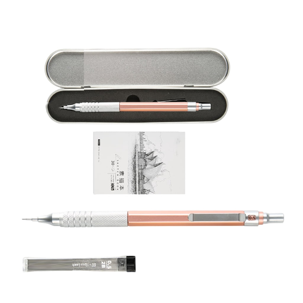 Sketching Pencils Set with Case Metal Mechanical Pencils 0.5mm ...