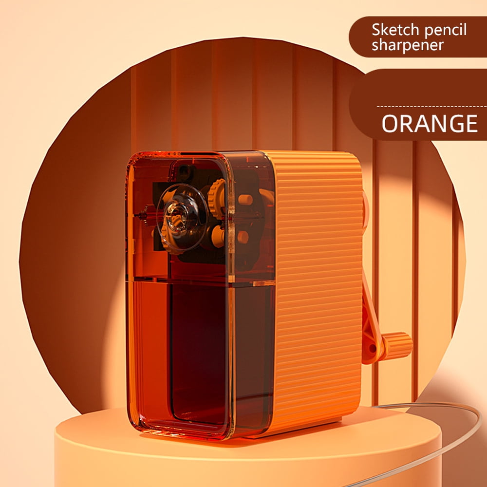 Sketching pencil sharpener, hand cranked pencil sharpener, art specific ...