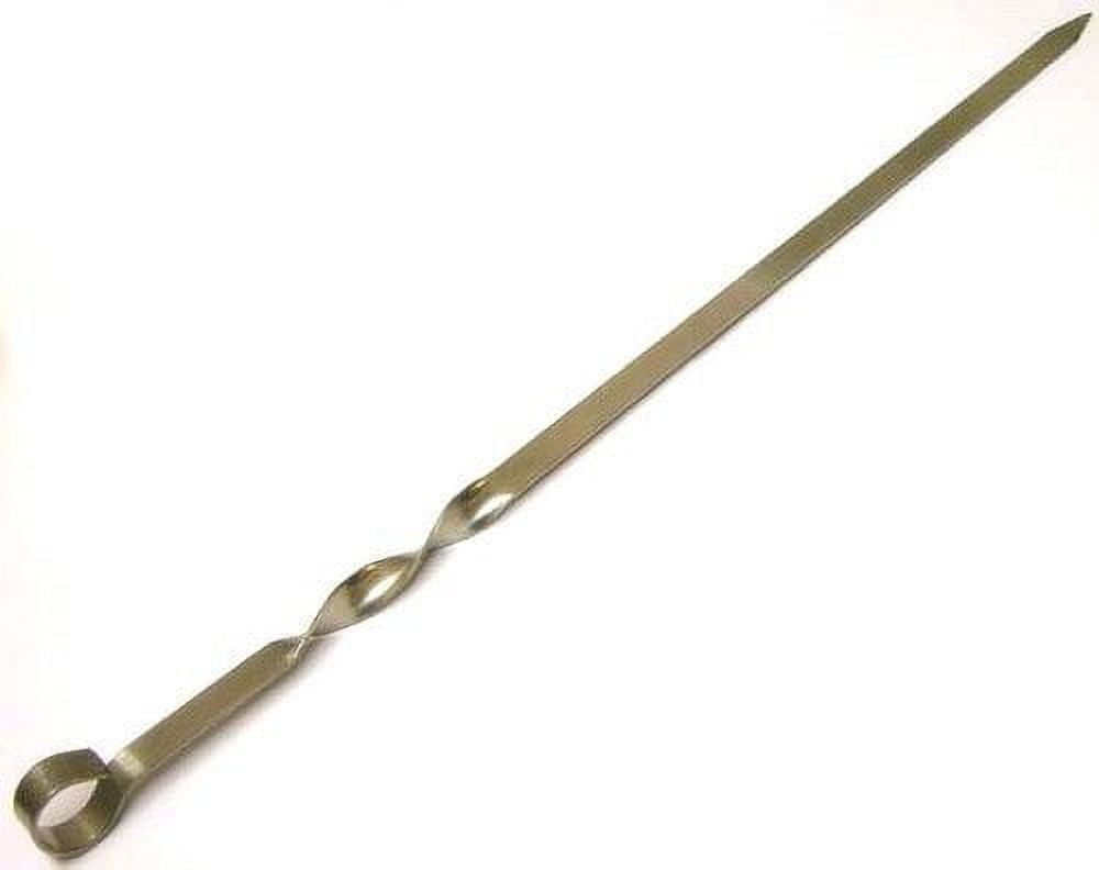 Skewer for Shish Kabob, Heavy Duty Stainless - 24" - Walmart.com
