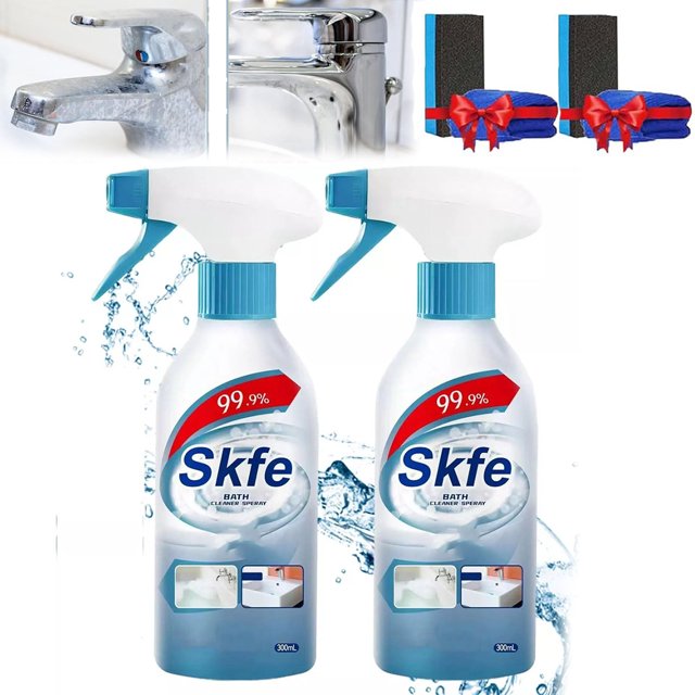 Skfe Bath Cleaner Spray, Skfe Bathroom Cleaning Spray, Shower Cleaner ...