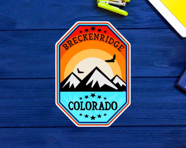 Ski Breck Colorado Decal Sticker Skiing Snowboarding Breckenridge Phone ...