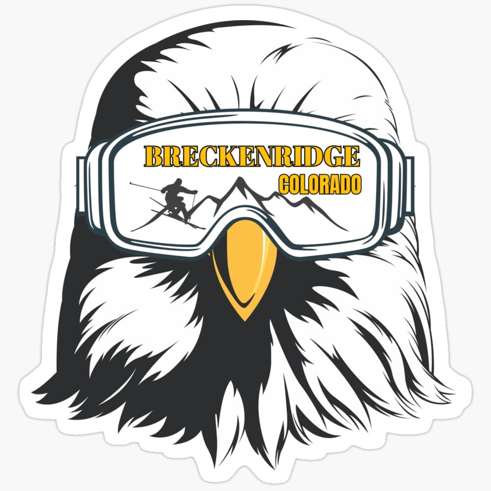 Ski Breckenridge - Colorado Sticker Phone Decal Water Bottle Stickers ...