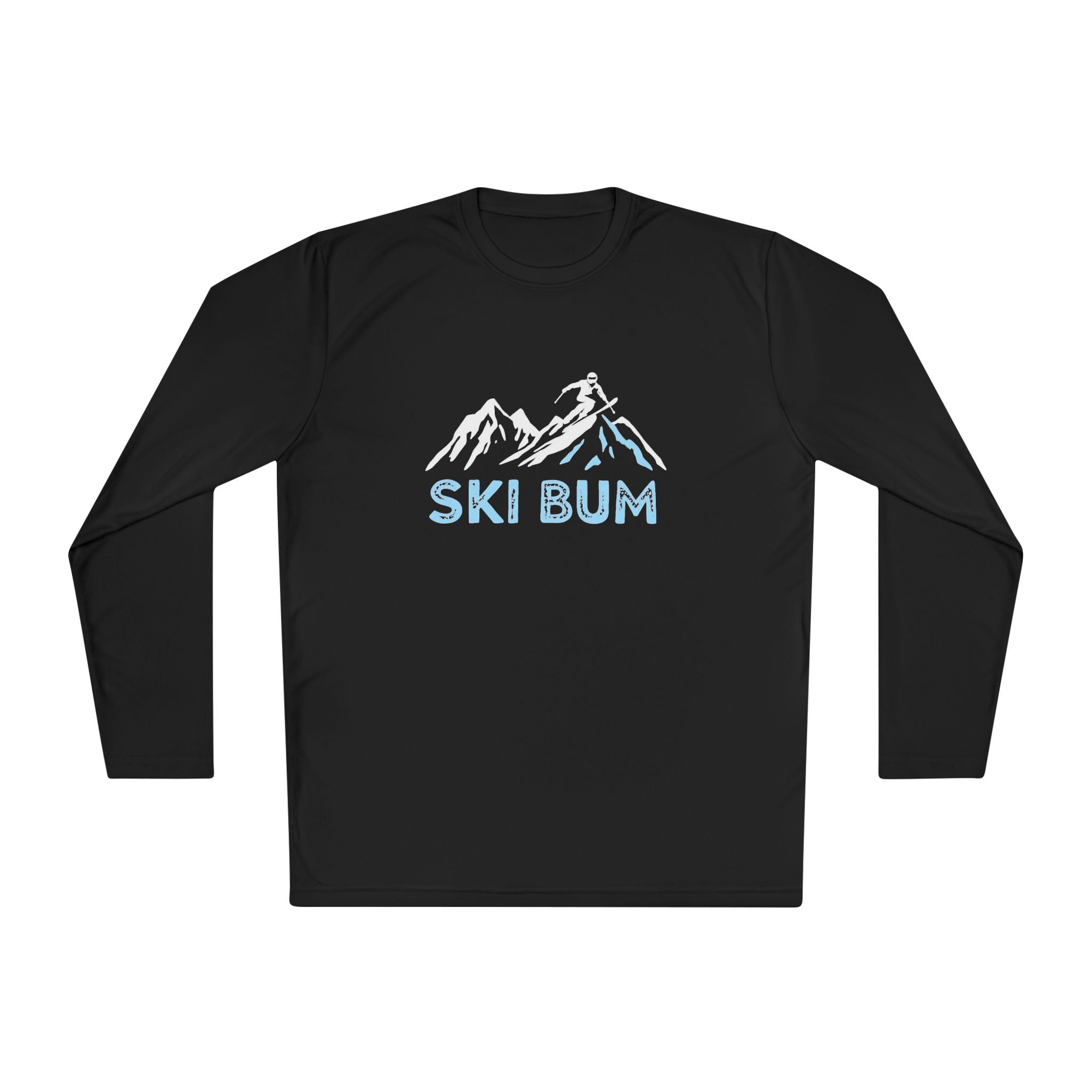 Ski Bum Long Sleeve (sport material) (Black, S) - Walmart.com