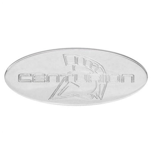 Ski Centurion Boat Emblem Plate | 6 1/8 x 2 1/2 Inch Stainless ...