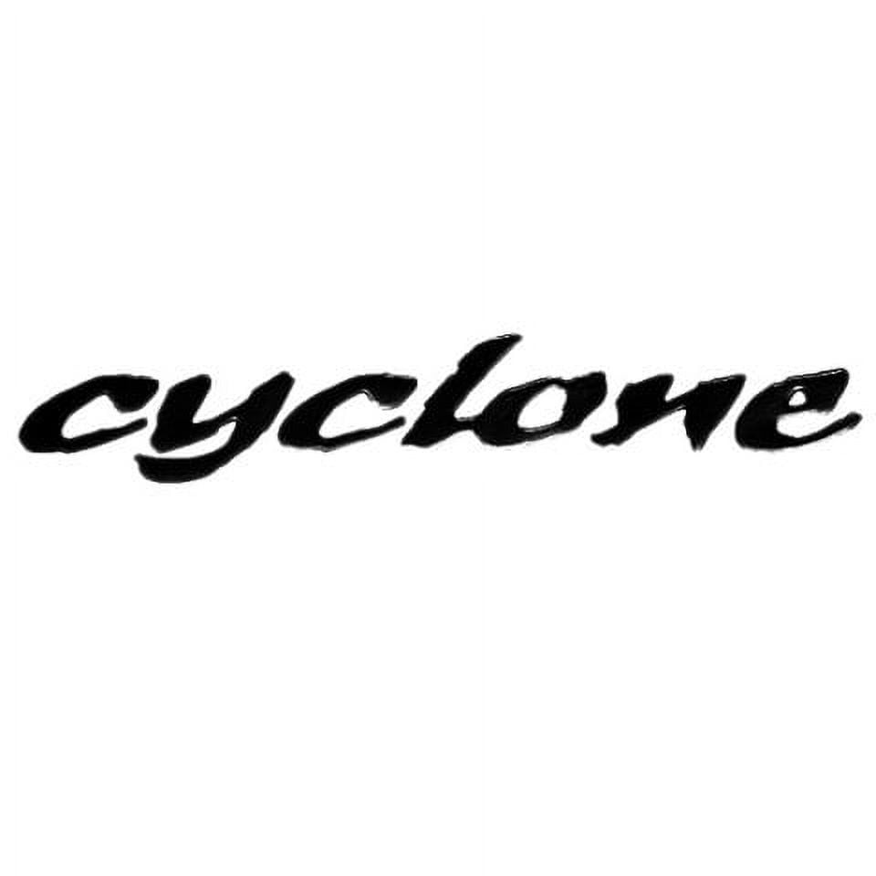Ski Centurion Boat Raised Decal | Black Cyclone Sticker - Walmart.com