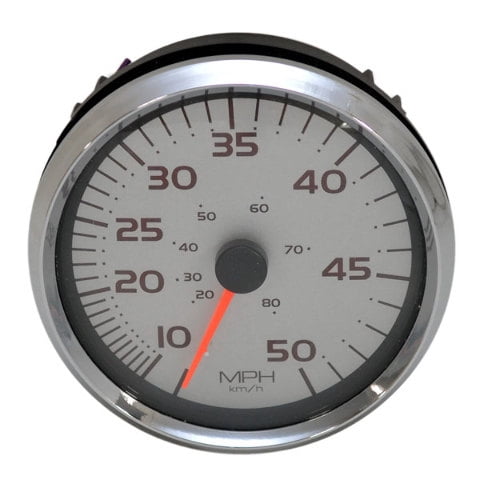 Ski Centurion Boat Speedometer Gauge 100883 | 50 MPH 4 1/4 Inch Silver ...