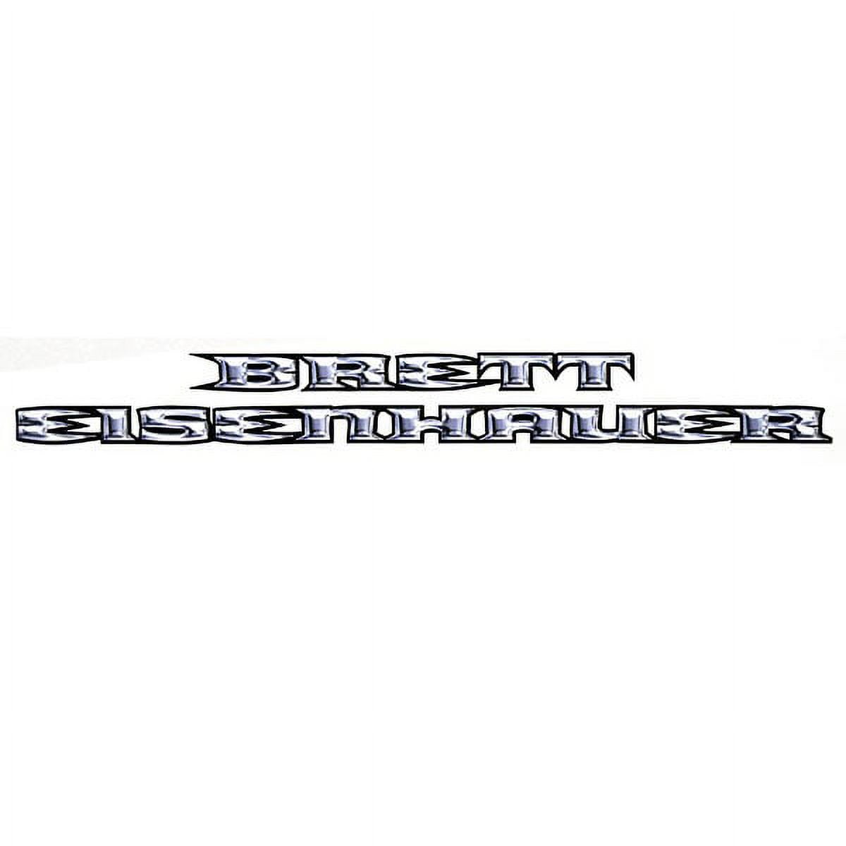 Centurion Boat Decal Sticker | Brett Eisenhaur Faux Chrome - Walmart.com
