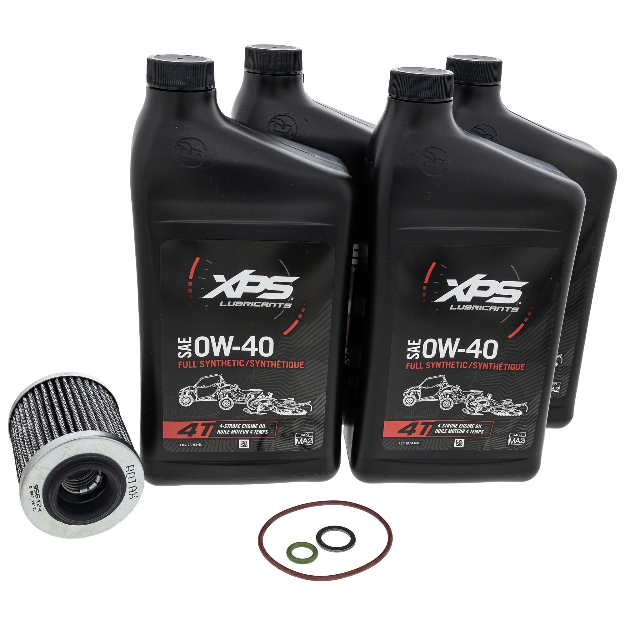 Ski-Doo 9779255 BRP Can-Am XPS 0W-40SAE Synthetic Oil Change Kit Rotax ...