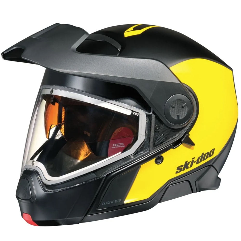 Ski-Doo Advex Sport Radiant Full Face Snowmobile Helmet Yellow ...
