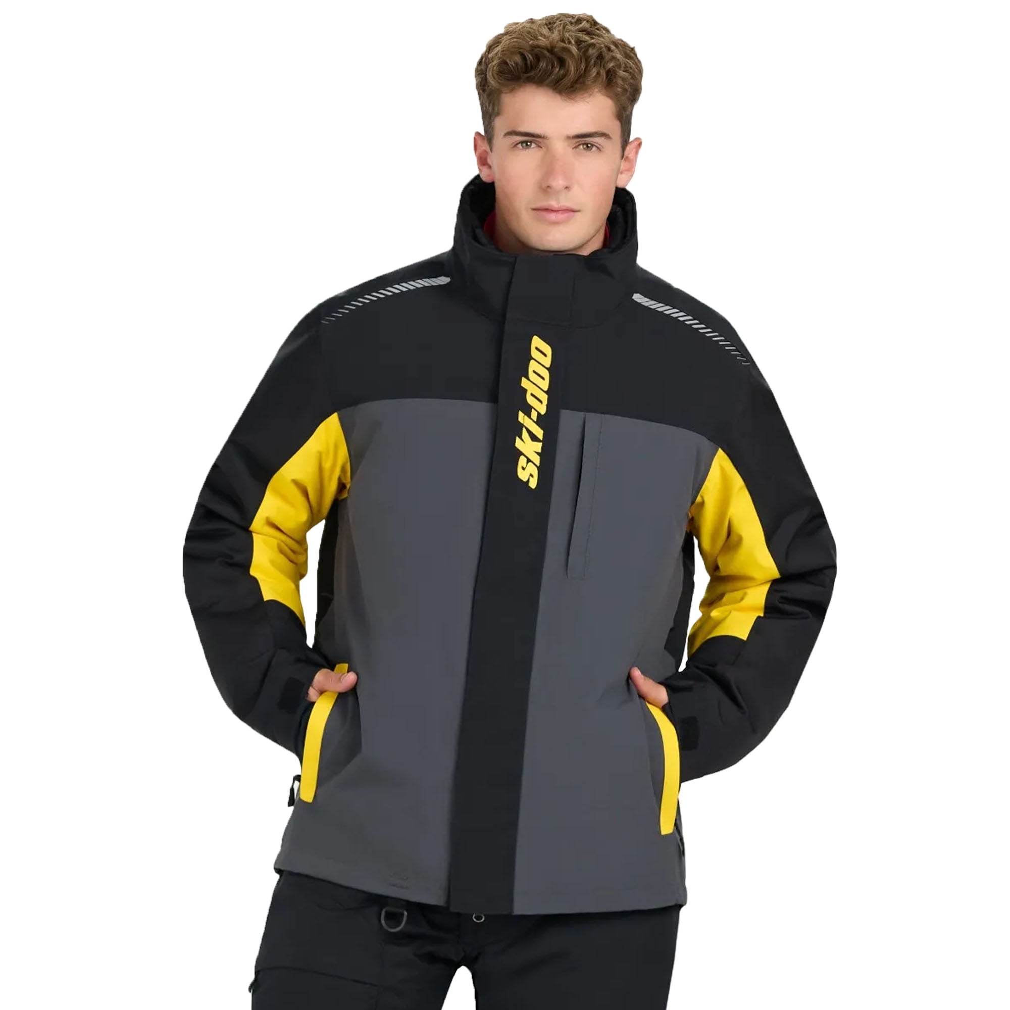 Ski-Doo Mens Legacy Snowmobile Jacket Black 4409350990 - Walmart.com
