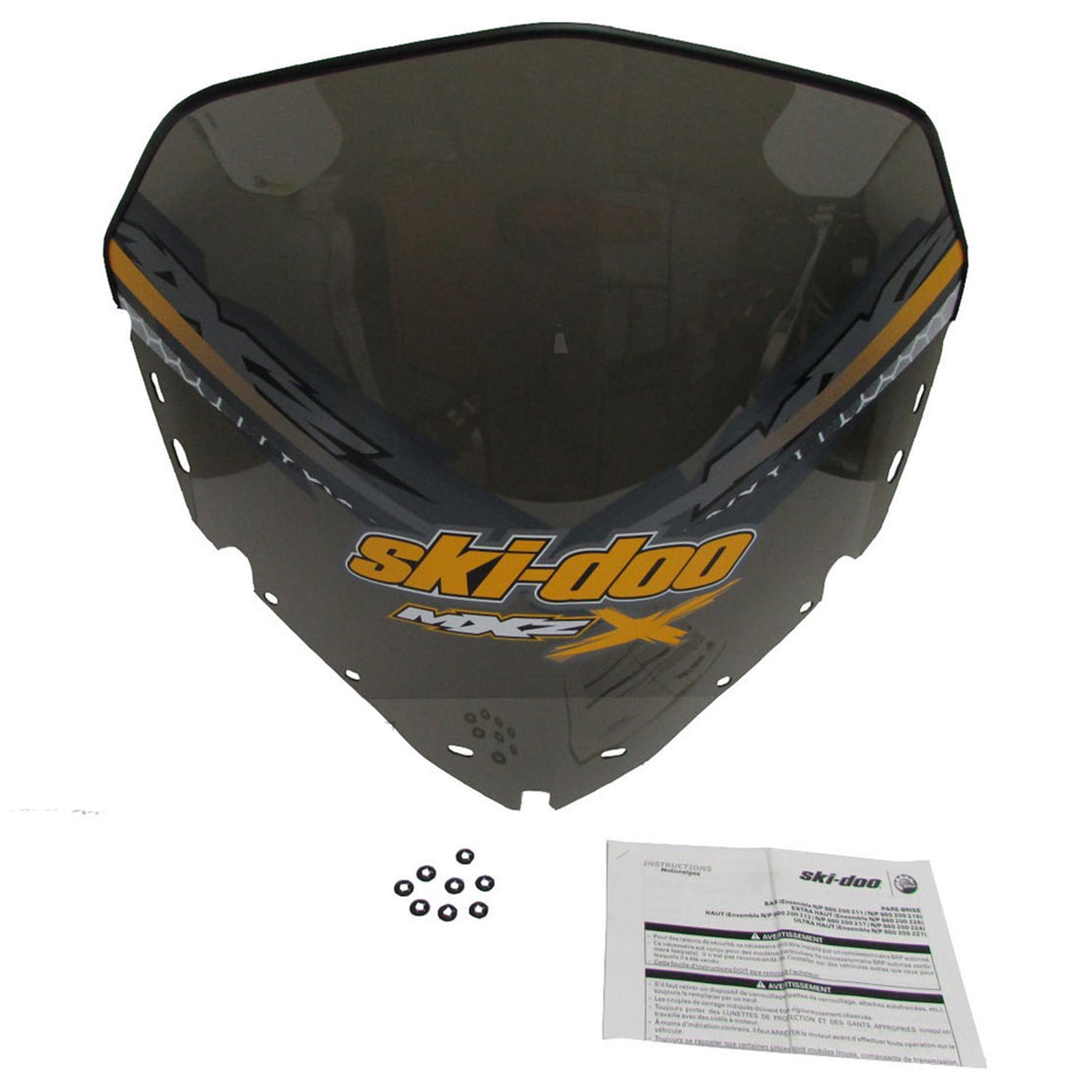 Ski-Doo New OEM 18" High Windshield Smoke Tint, 860200488, 860200217 ...