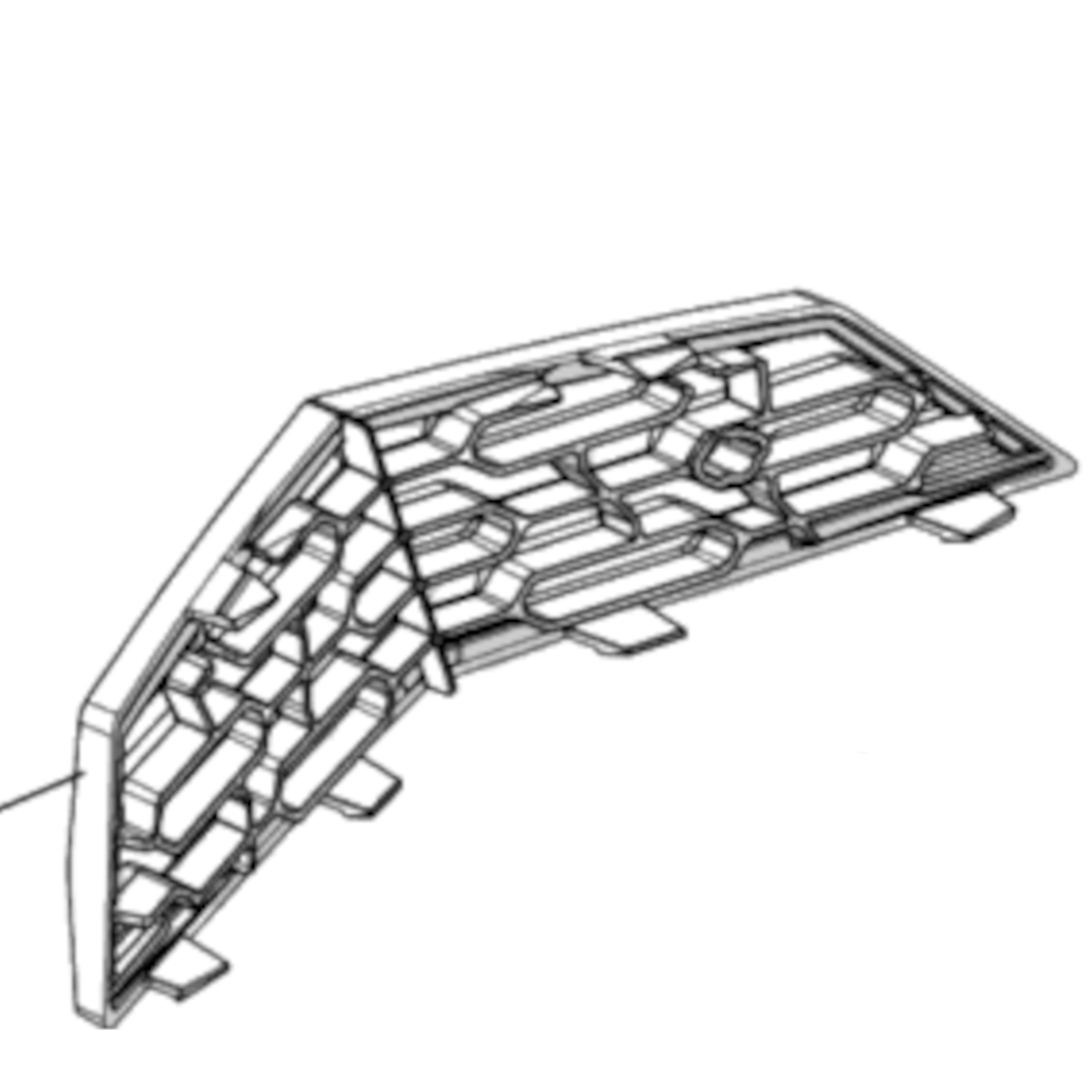 Ski-Doo New OEM Prefilter_Grille Lwr, 502008548 - Walmart.com