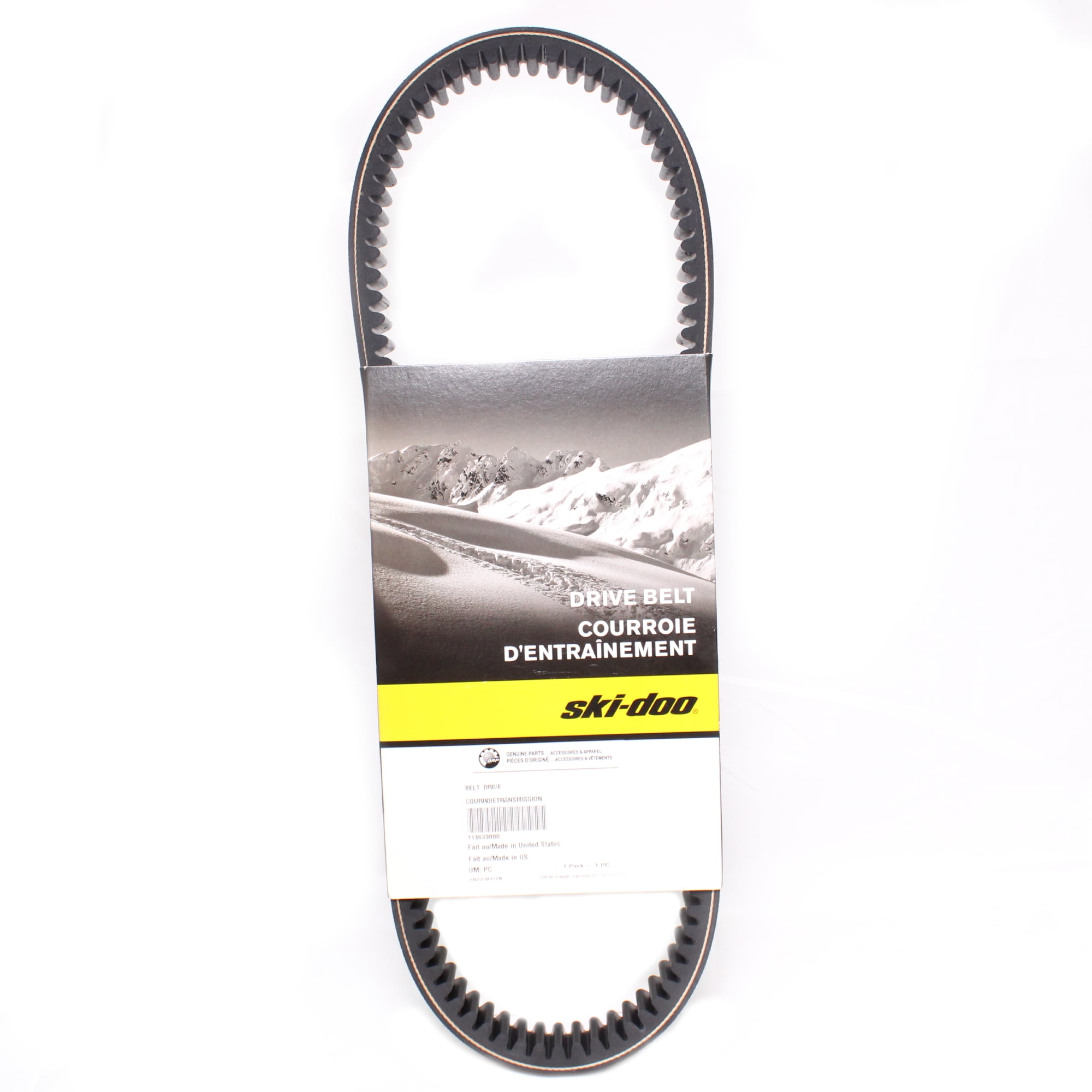 Ski-Doo New OEM Snowmobile Performance Drive Belt, 414617500, 414633800 ...