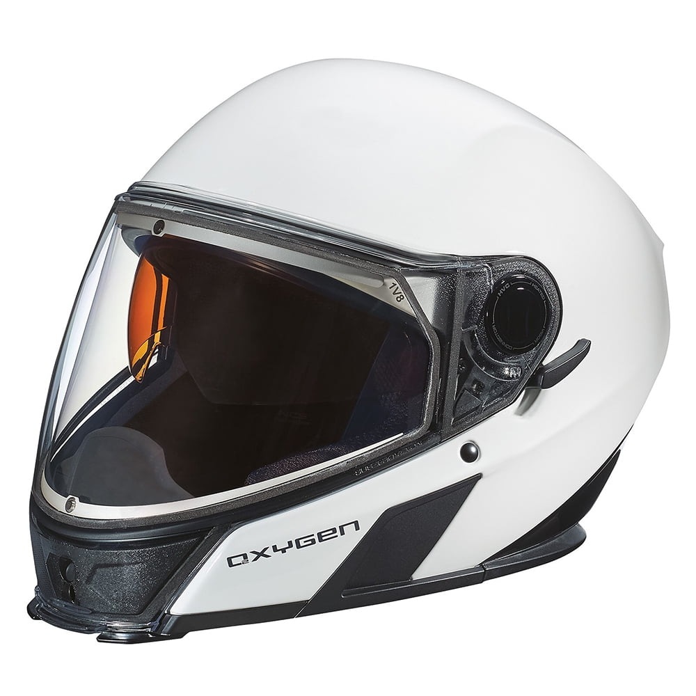 Ski-Doo Oxygen Modular Snowmobile Helmet White 9290190201 - Walmart.com
