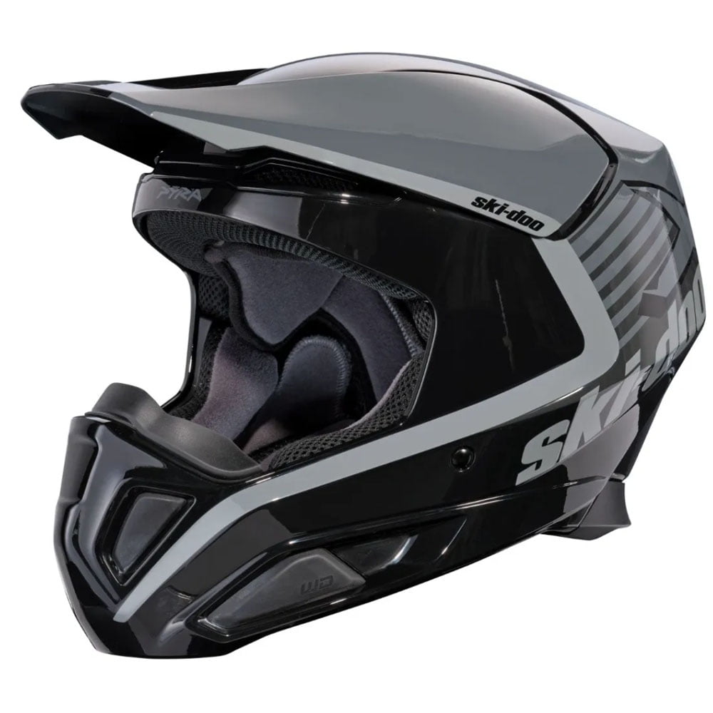 Ski-Doo Pyra X-Team Edition Snowmobile Helmet Charcoal Grey 9290890407 ...
