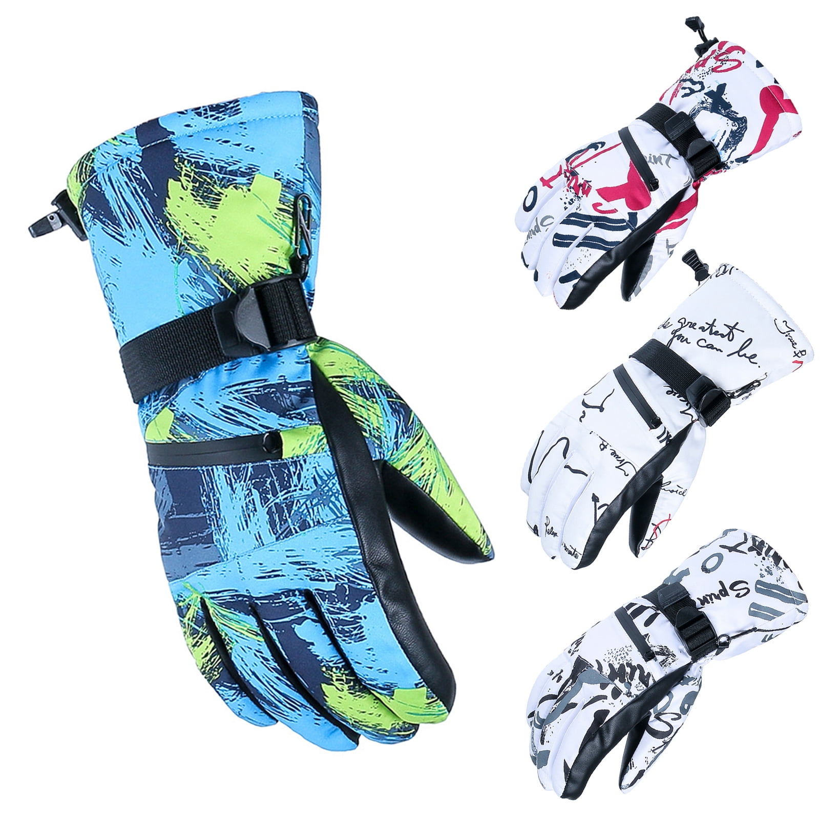 Ski Gloves for Men Women-3M Thinsulate Snow Gloves Waterproof Insulated ...