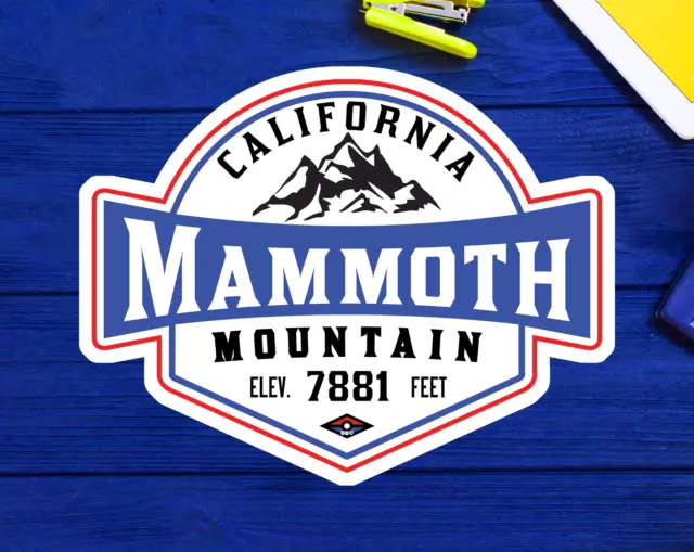Ski Mammoth Mountain Decal Sticker / / California Skiing Sticker Phone ...