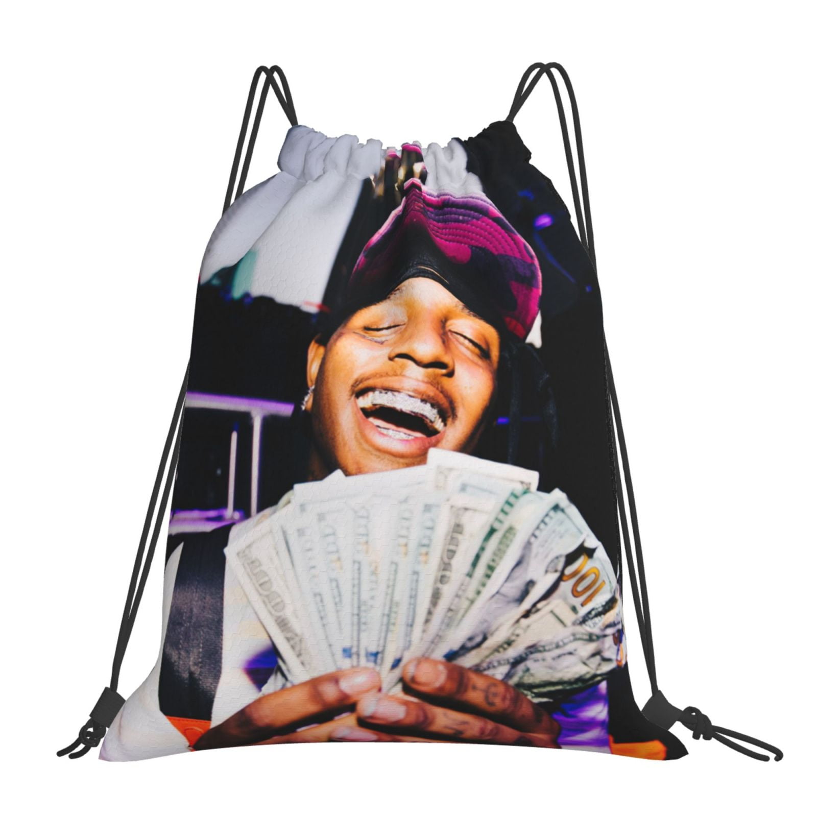 Ski Mask The Slump God Drawstring Backpack Sport Gym Bag For Yoga ...