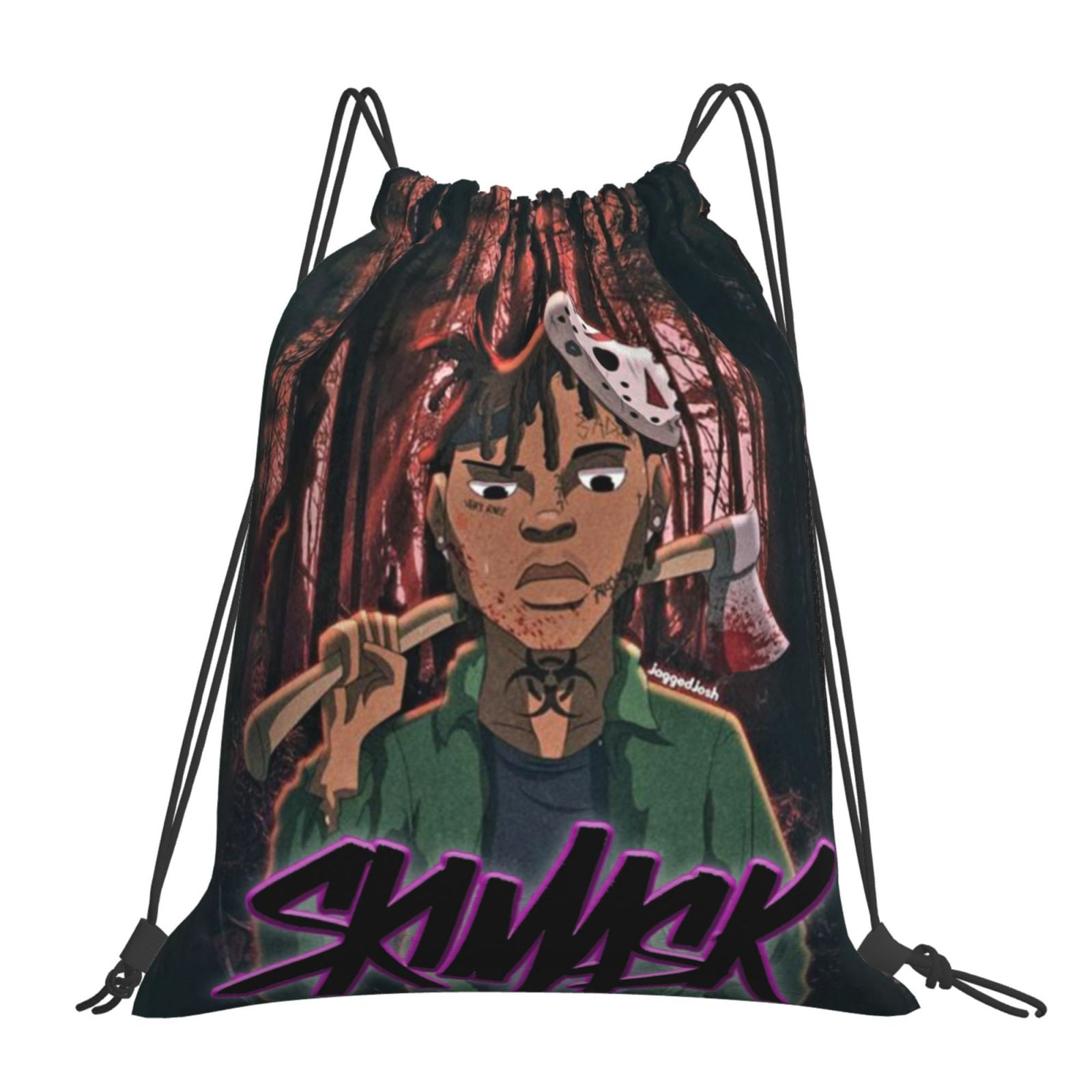 Ski Mask The Slump God Drawstring Backpack Sport Gym Bag For Yoga ...