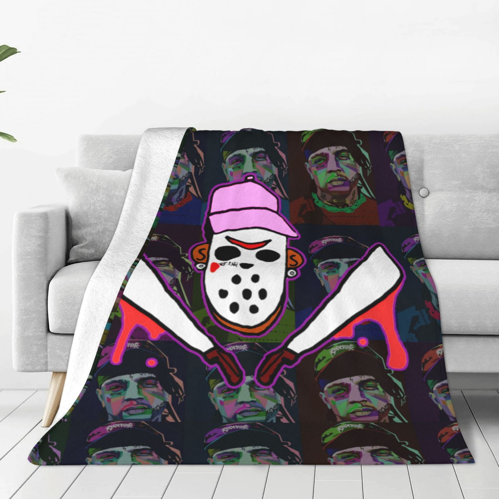 Ski Mask The Slump God Ultra-Soft Micro Fleece Blanket Throw All Season ...